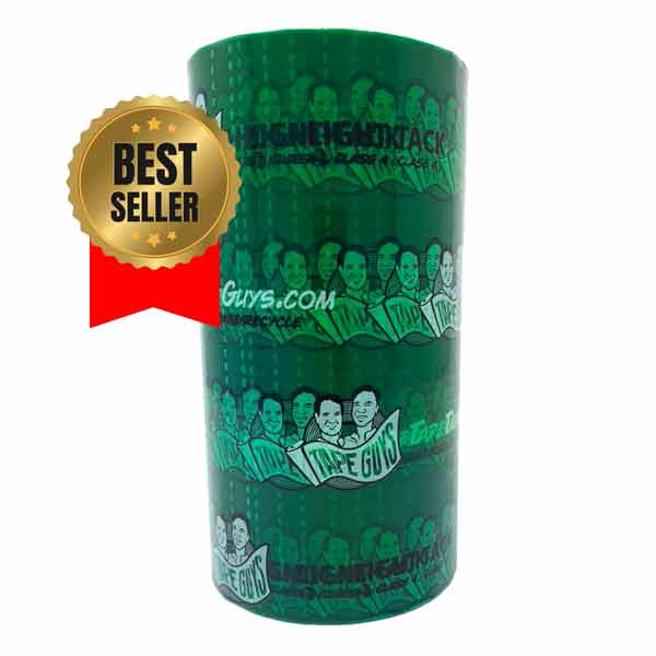 8" Wide Light Tack Green Tape 12 Pack